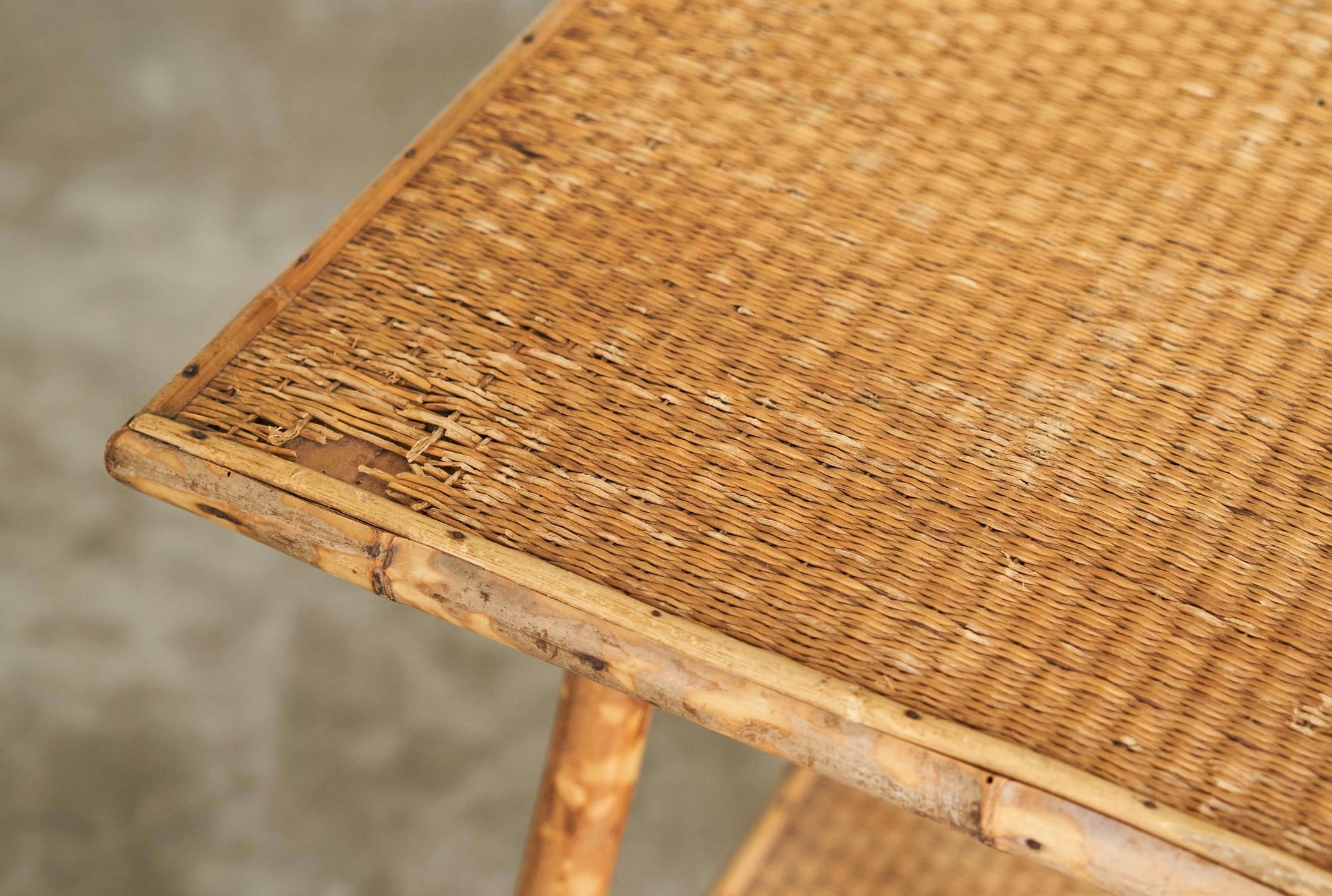Anglo Japanese Aesthetic Movement Tortoiseshell Bamboo Side Table 19th ...