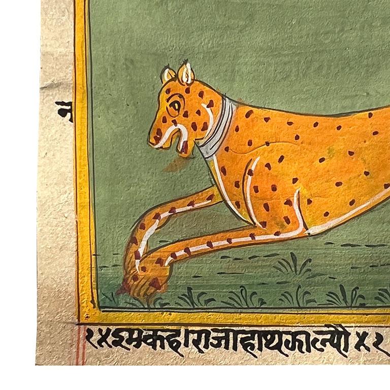 Anglo Raj Painting of a Tiger, India For Sale at 1stDibs