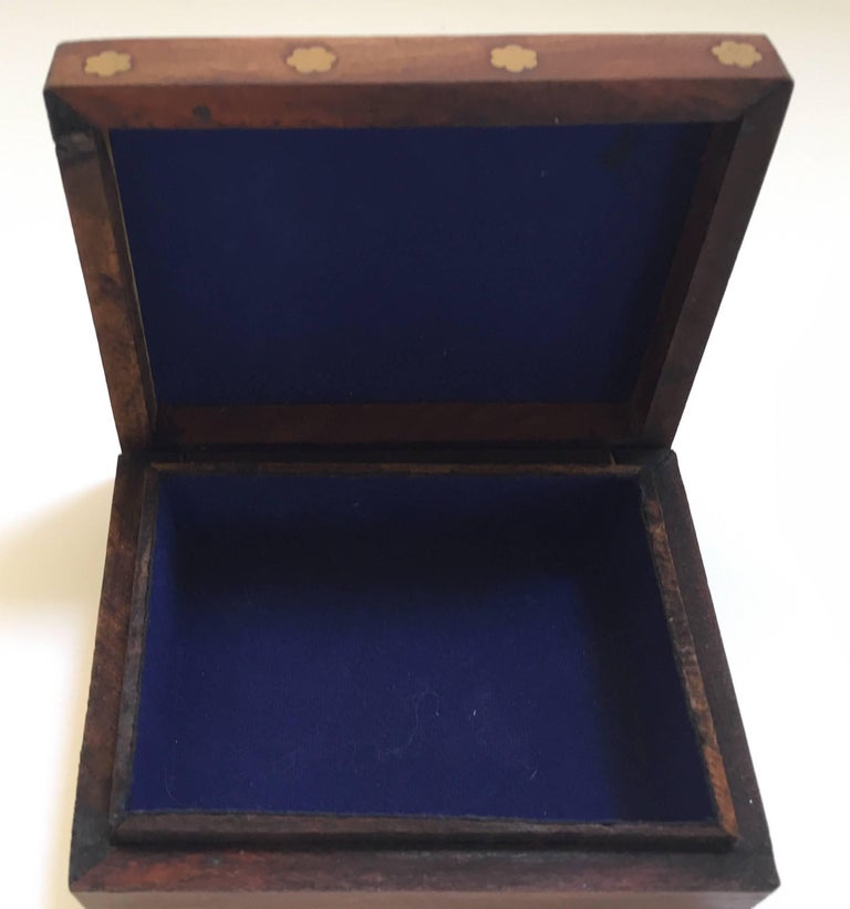 Anglo-Raj Wood and Brass Box with Hand-Painted Scene at 1stDibs | anglo ...