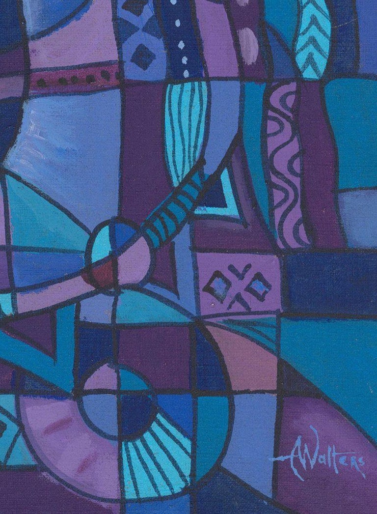 Angu Walters - Prayer IV, Painting, Acrylic on Canvas For Sale at 1stDibs