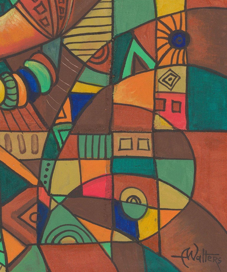 Angu Walters - The Town Crier II painting from Africa, Painting ...