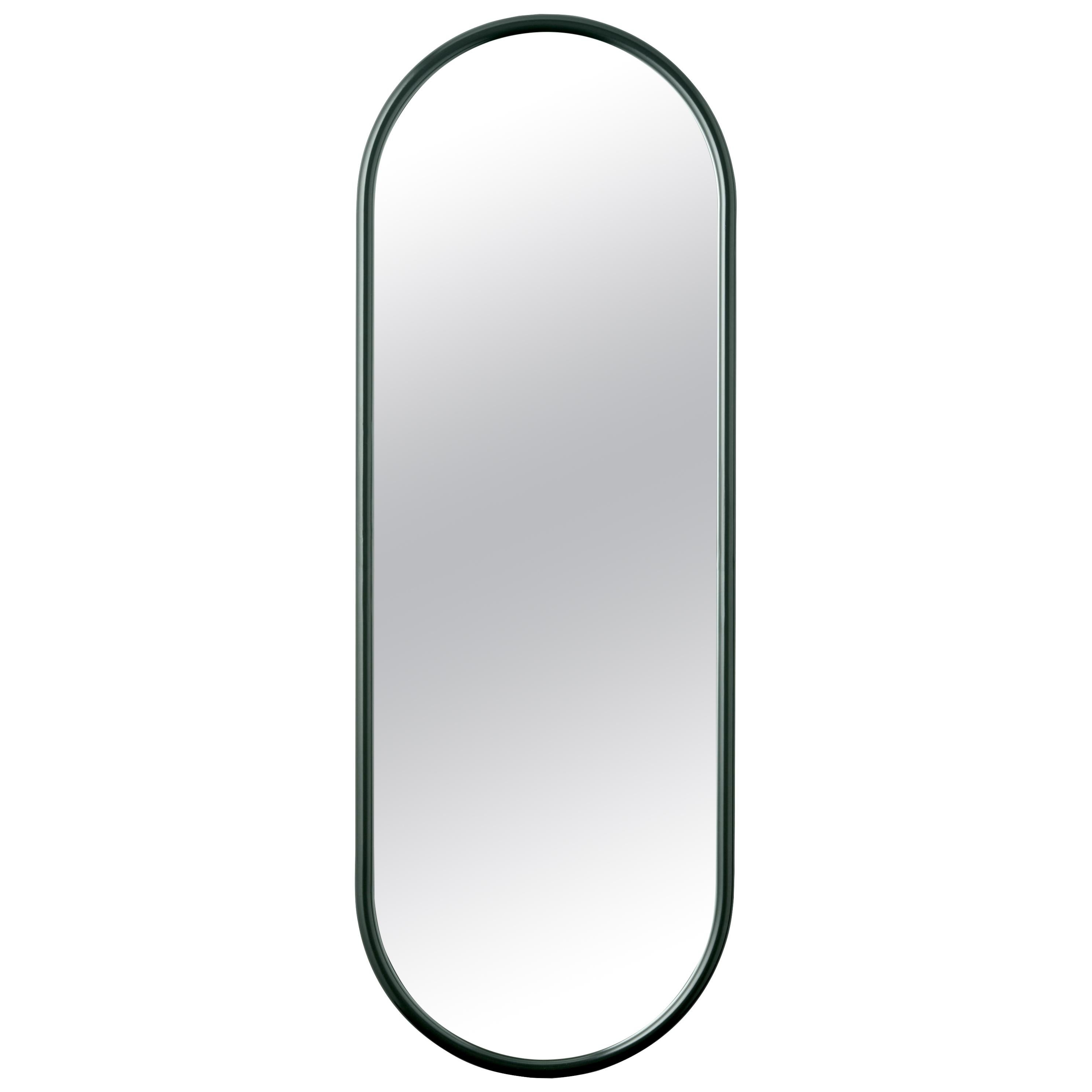 Large Italian oval mirror at 1stDibs