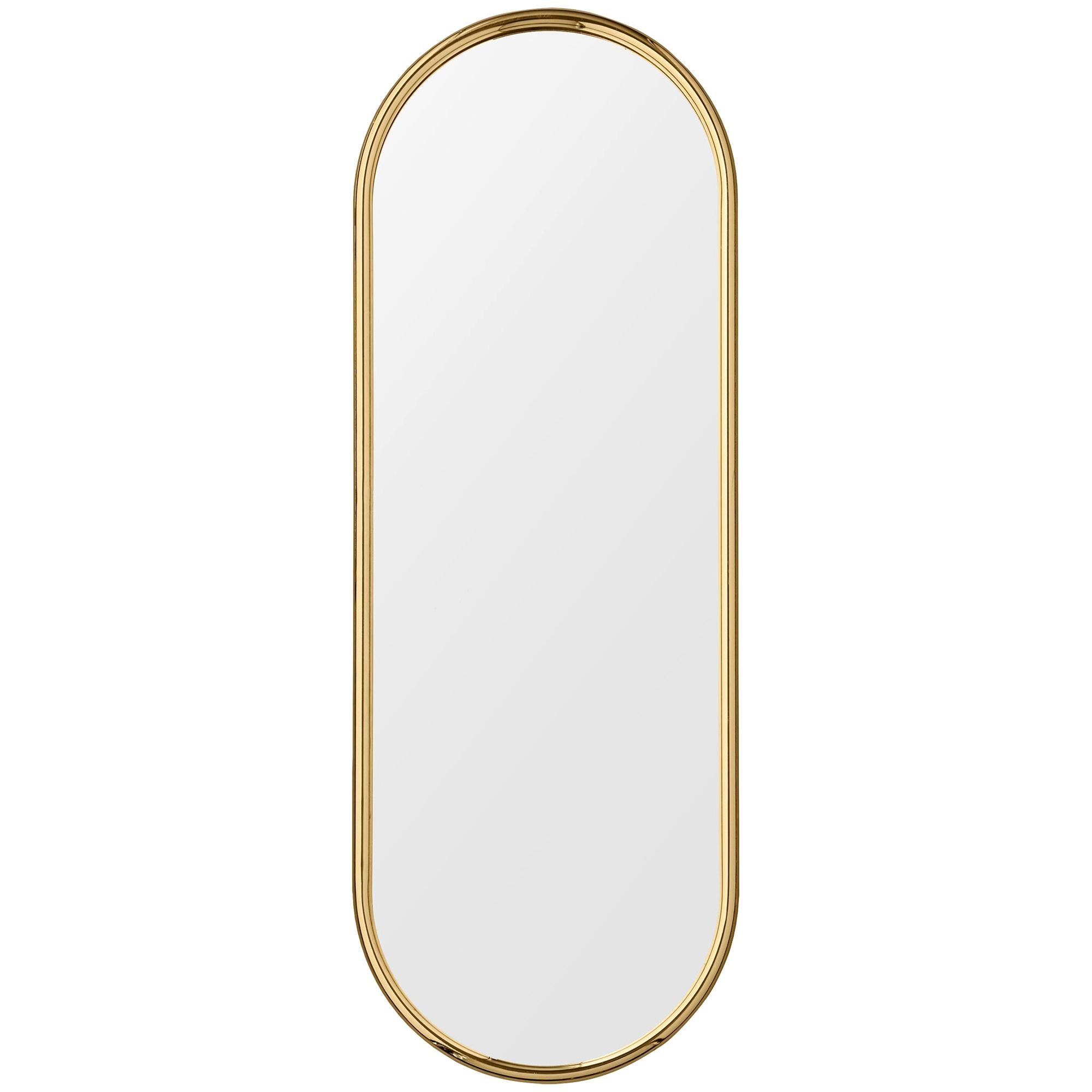 Large Italian Golden Frame Mirror, 1940s at 1stDibs