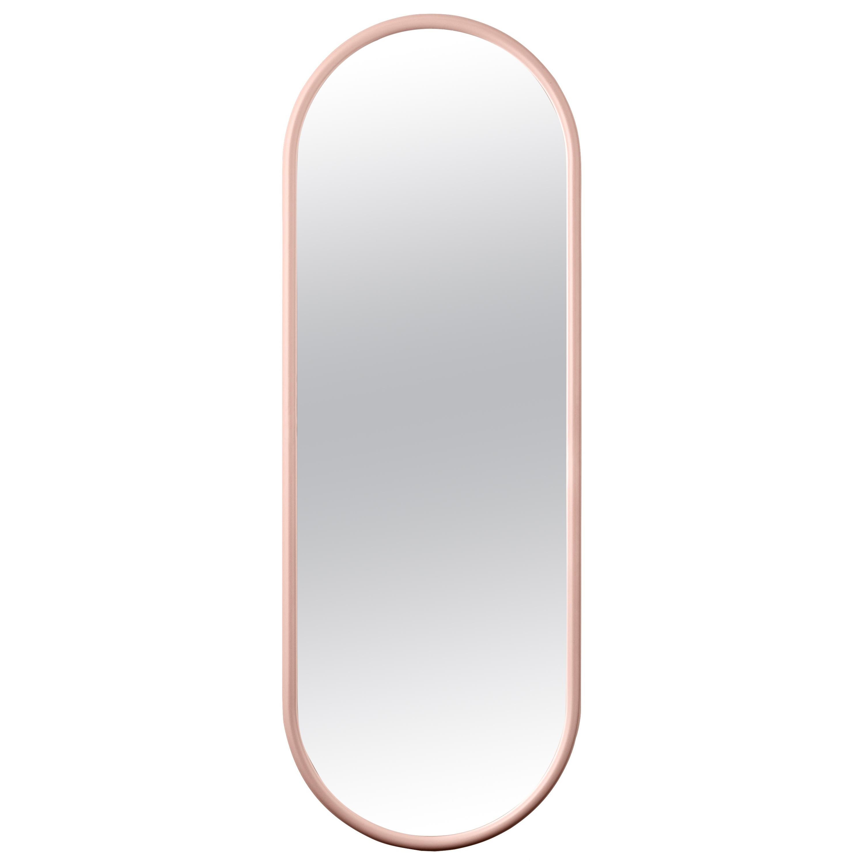 Large Italian oval mirror at 1stDibs