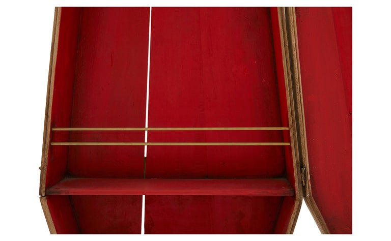 Angular Cello Case Bar Cabinet at 1stDibs