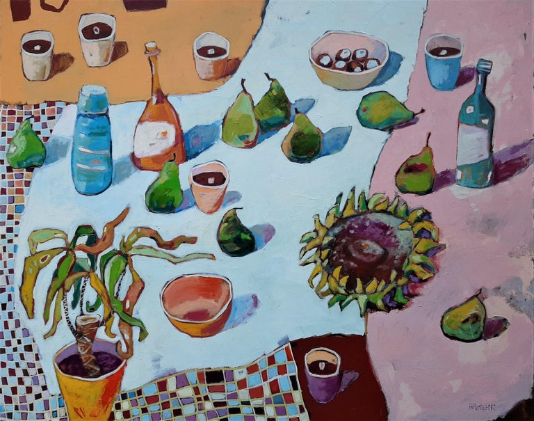 Ania Pieniazek - Still Life with a Sunflower -contemporary still-life ...