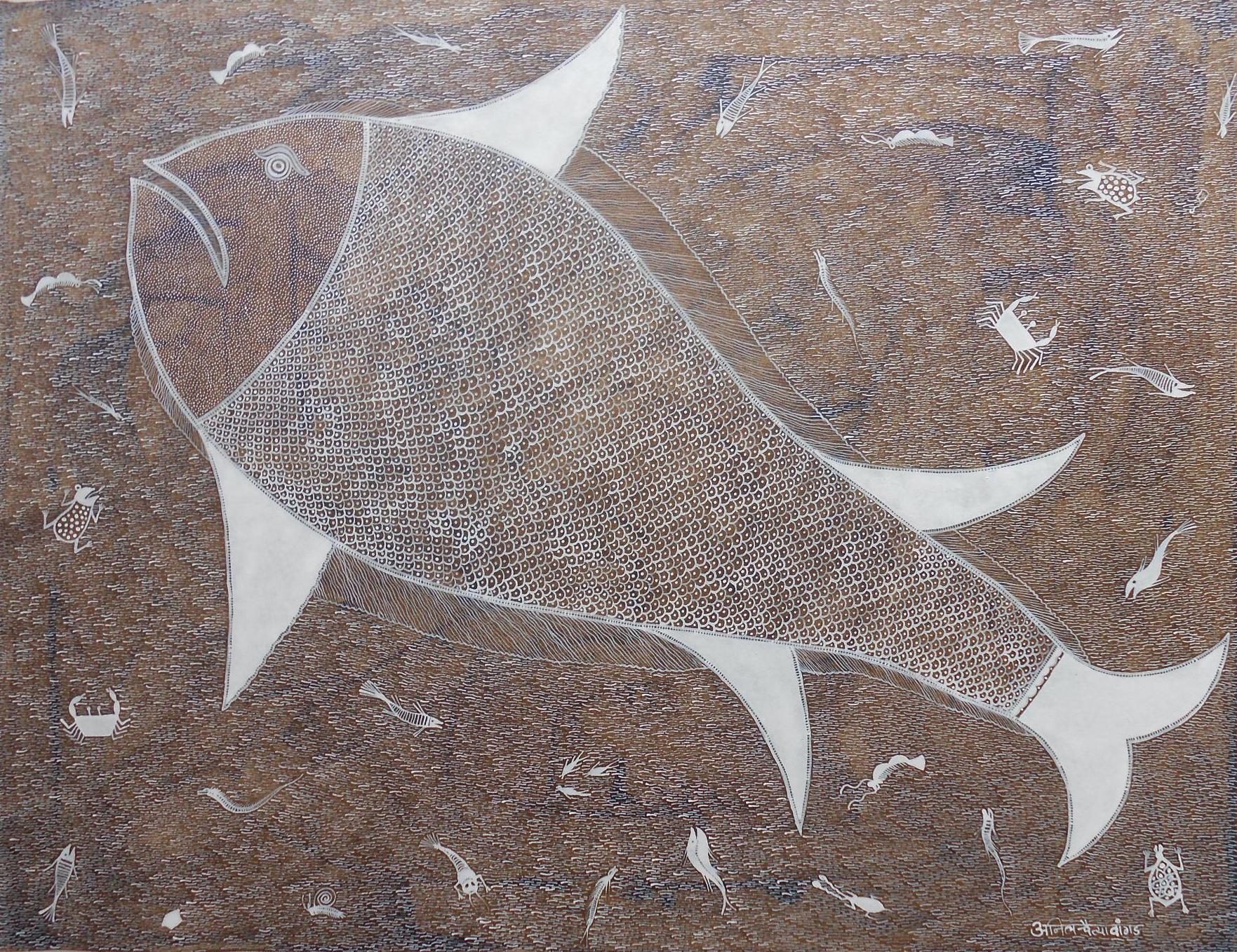 Warli Art - 5 For Sale on 1stDibs