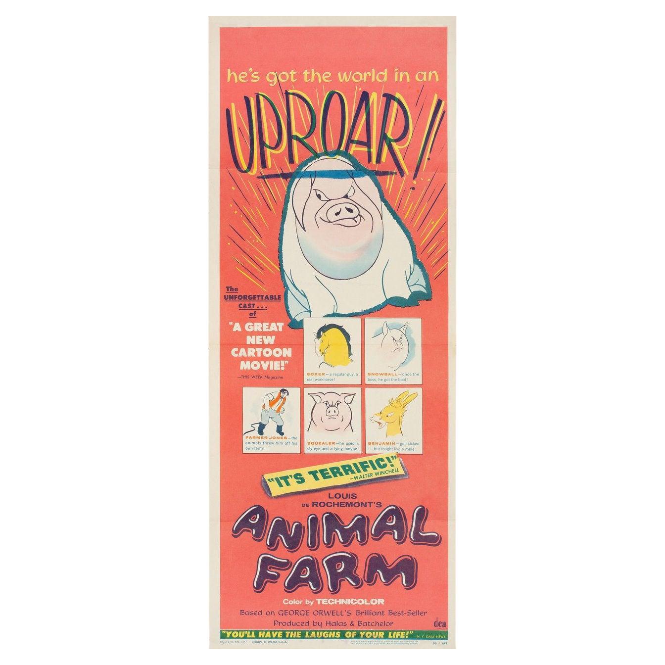 Animal Farm 1955 U.S. Insert Film Poster at 1stDibs | animal farm movie ...