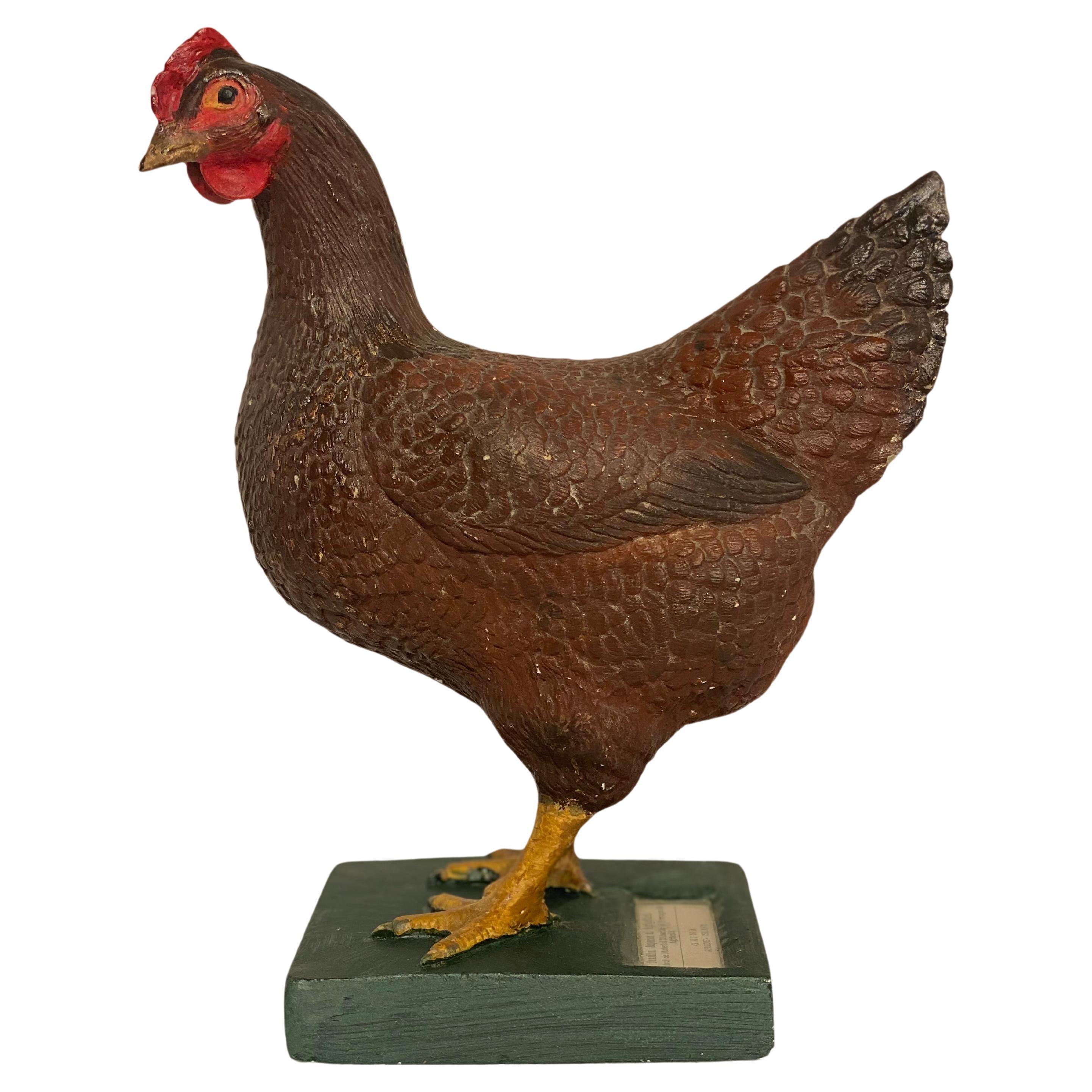 Animal sculpture of a Chicken For Sale at 1stDibs