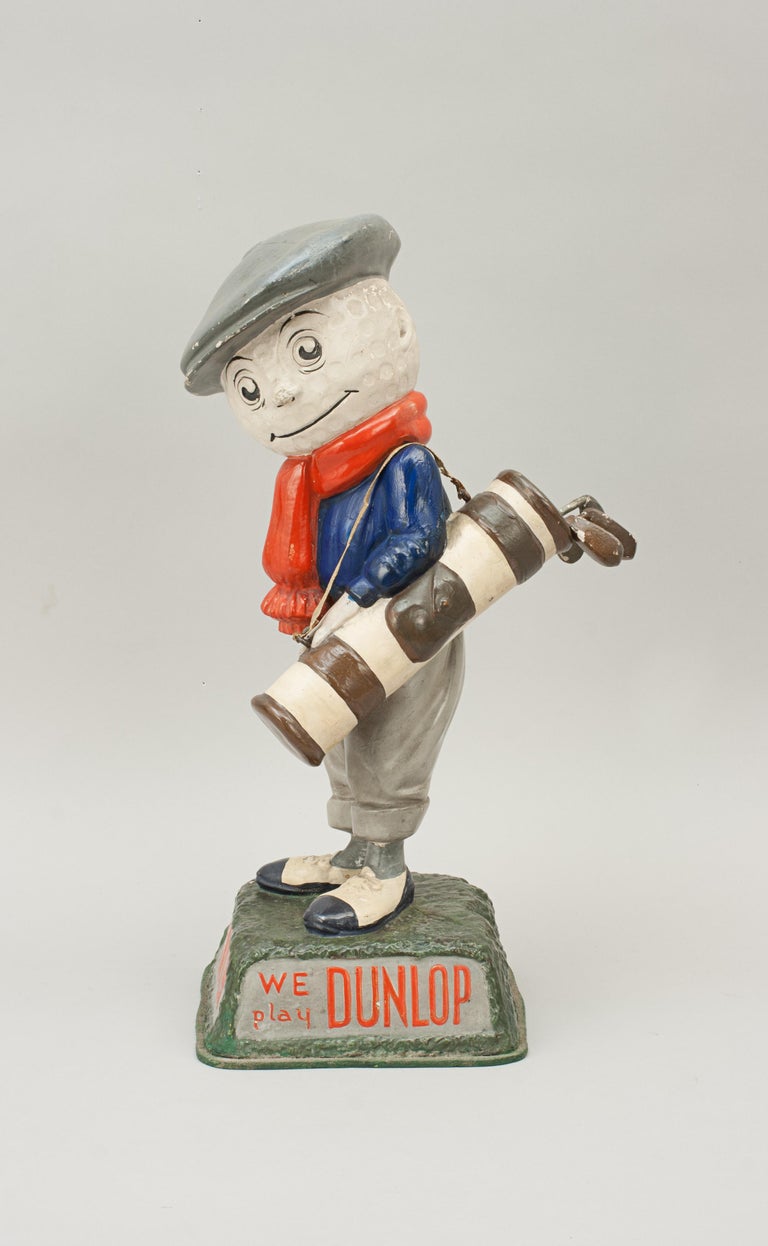 Antique Advertising Dunlop Man, Golf Figure, Point of Sale Advertising ...