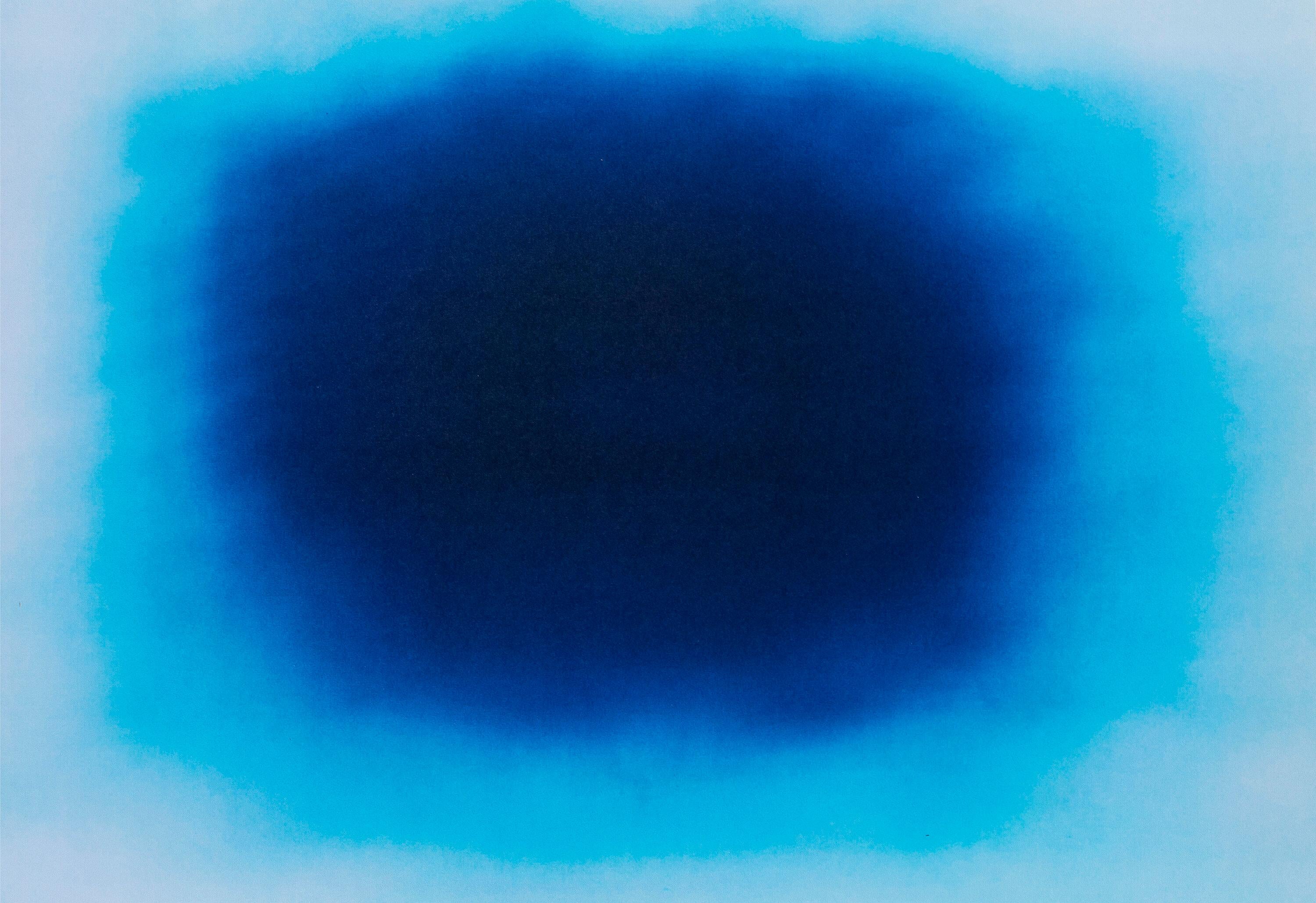 Anish Kapoor - Breathing Blue -- Digital Print, Blue, Abstract Art by ...