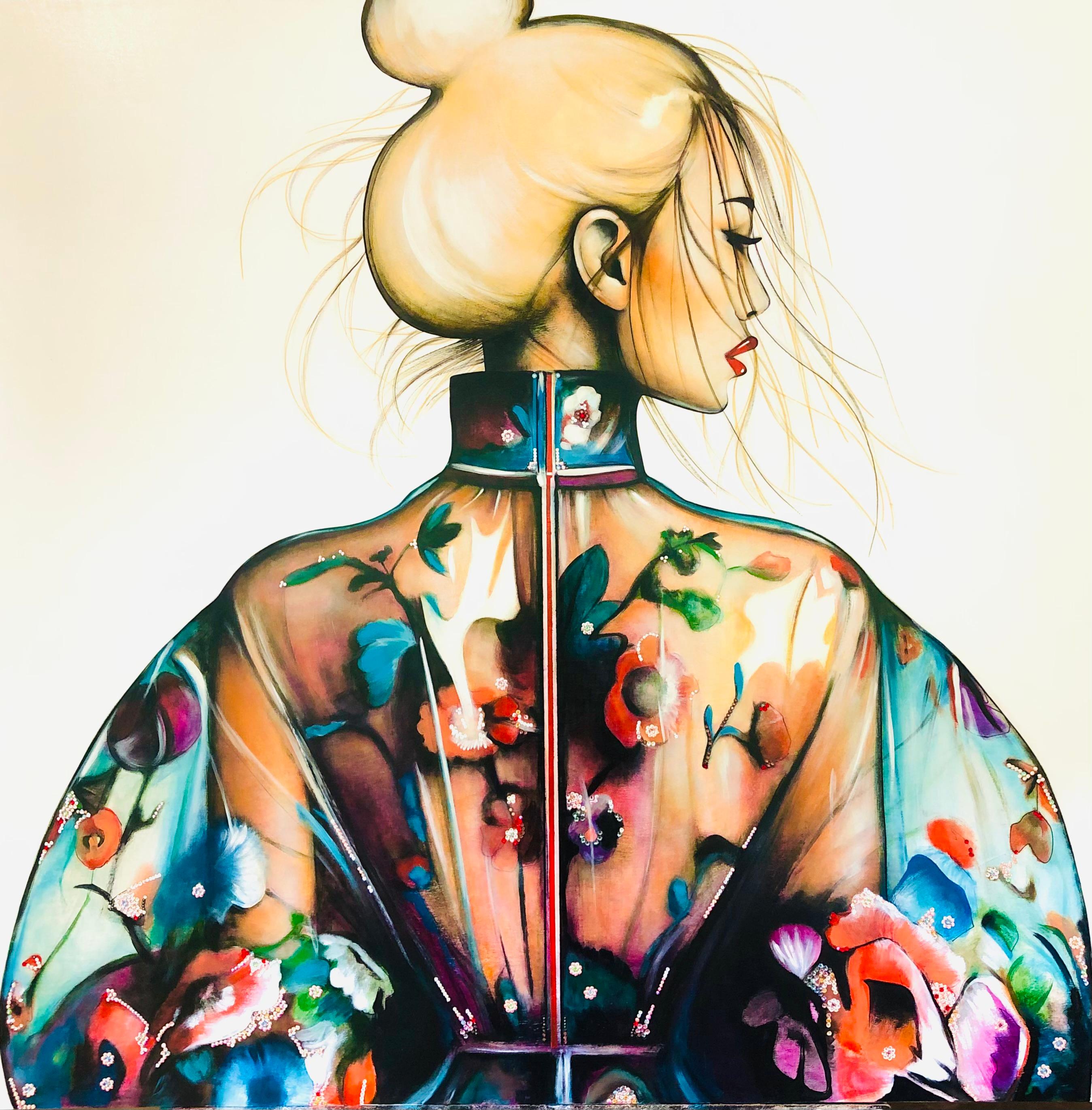 Anja Van Herle - Figurative/Portrait/Pop_Peekaboo Poppies, Anja Van ...