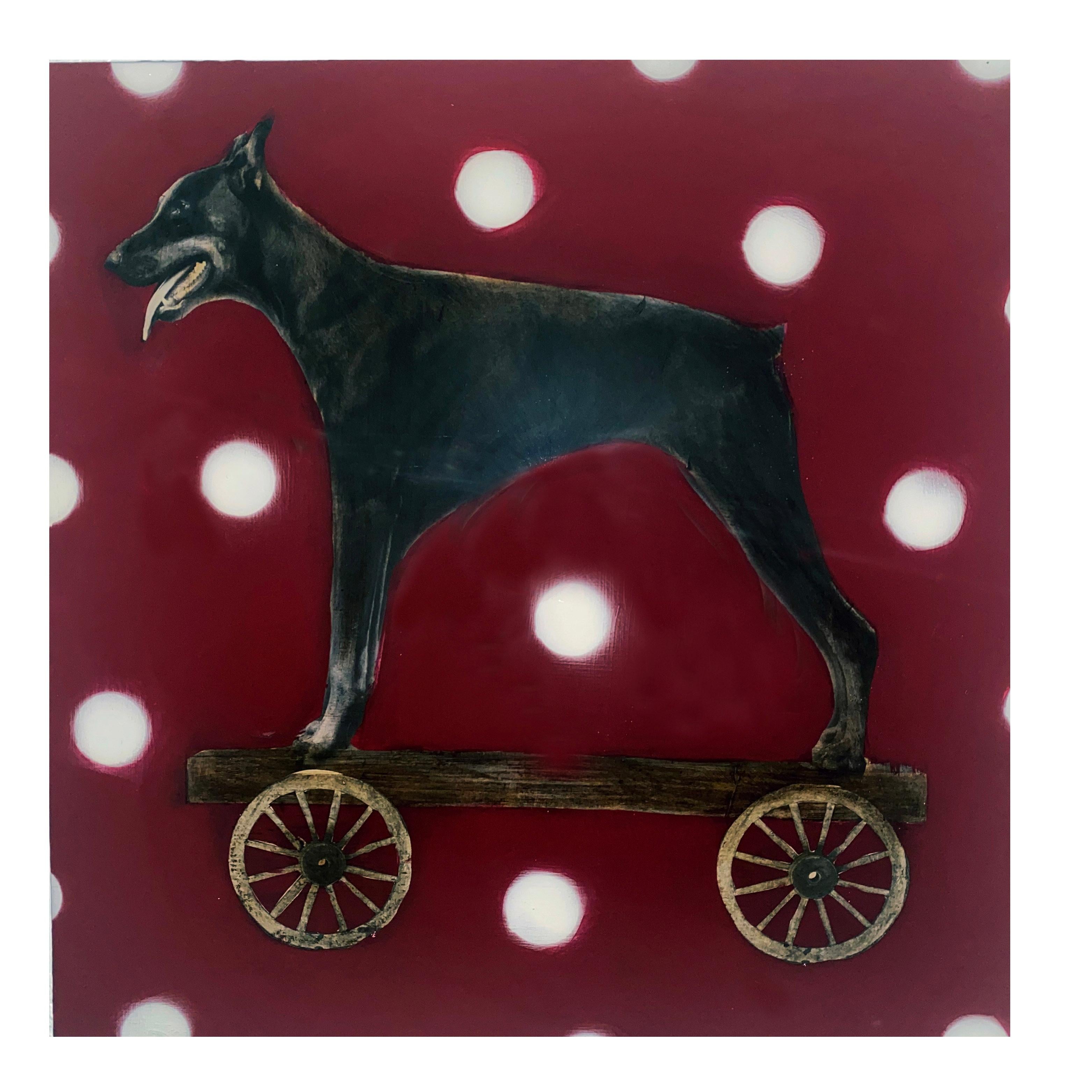 Anke Schofield - Dog With Tiny House at 1stDibs