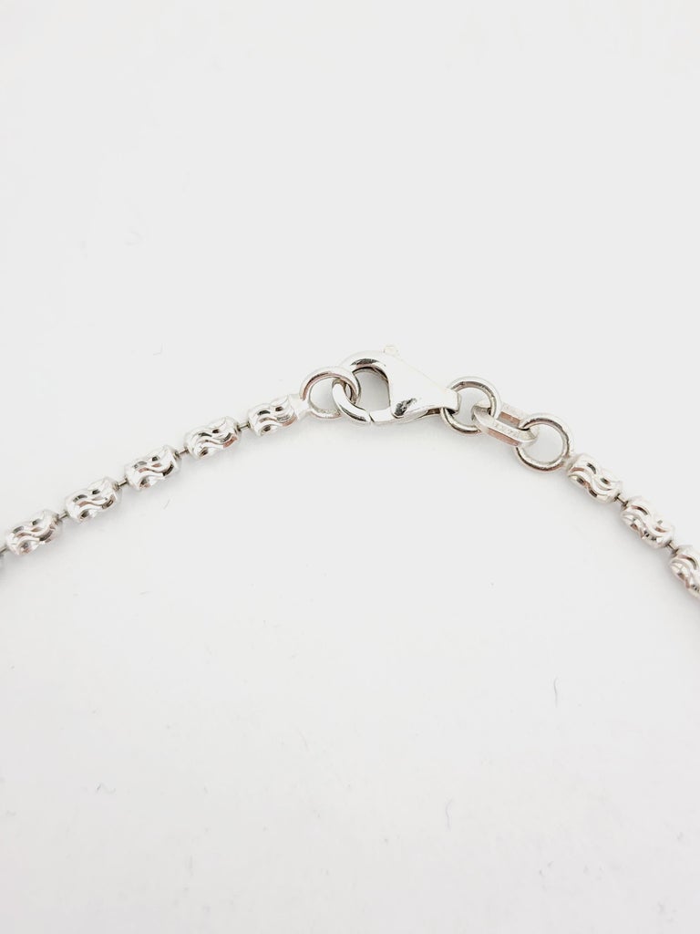 Ankle Chain 14 Karat White Gold For Sale at 1stDibs