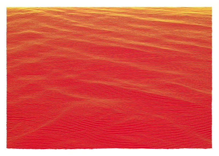 Ann Aspinwall - Eklat V, unique abstract screenprint For Sale at 1stDibs