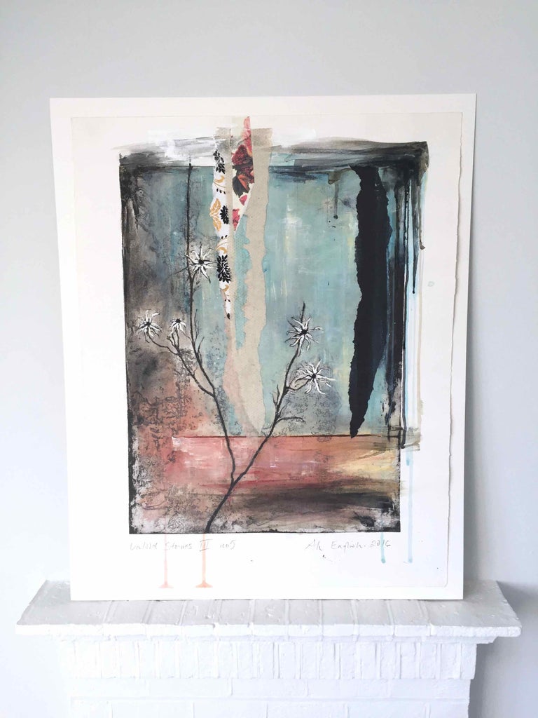 Ann Helen English - Untold Stories III, No 5: Hand Painted Etching with ...