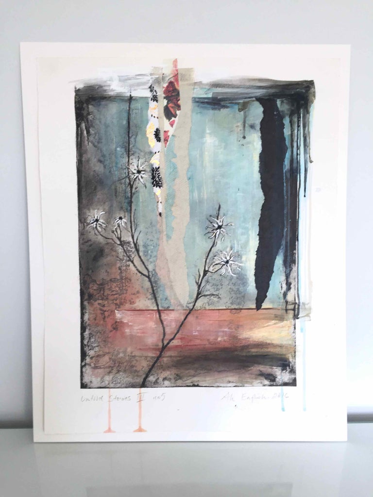 Ann Helen English - Untold Stories III, No 5: Hand Painted Etching with ...