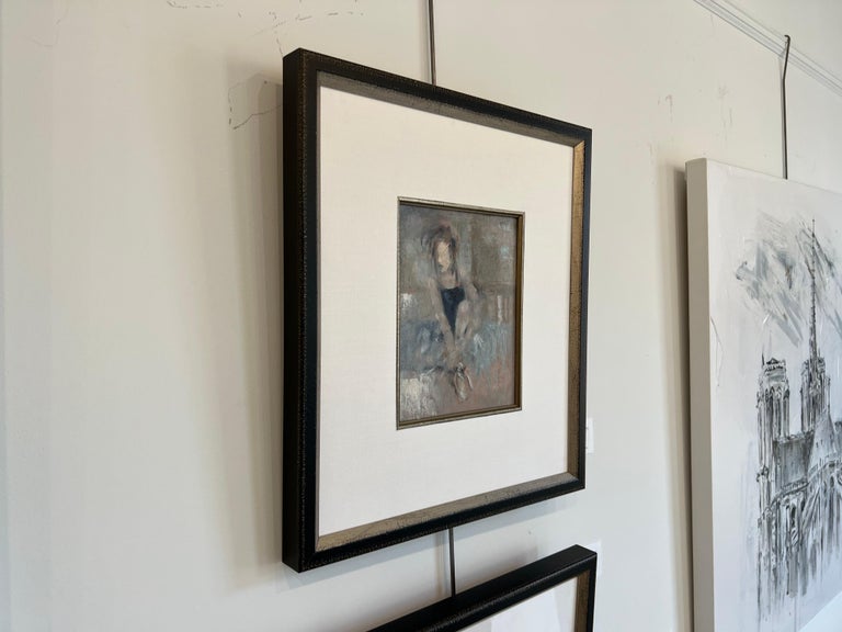 Ann Rudd - Waiting in the Wings by Ann Rudd, Framed Figurative ...