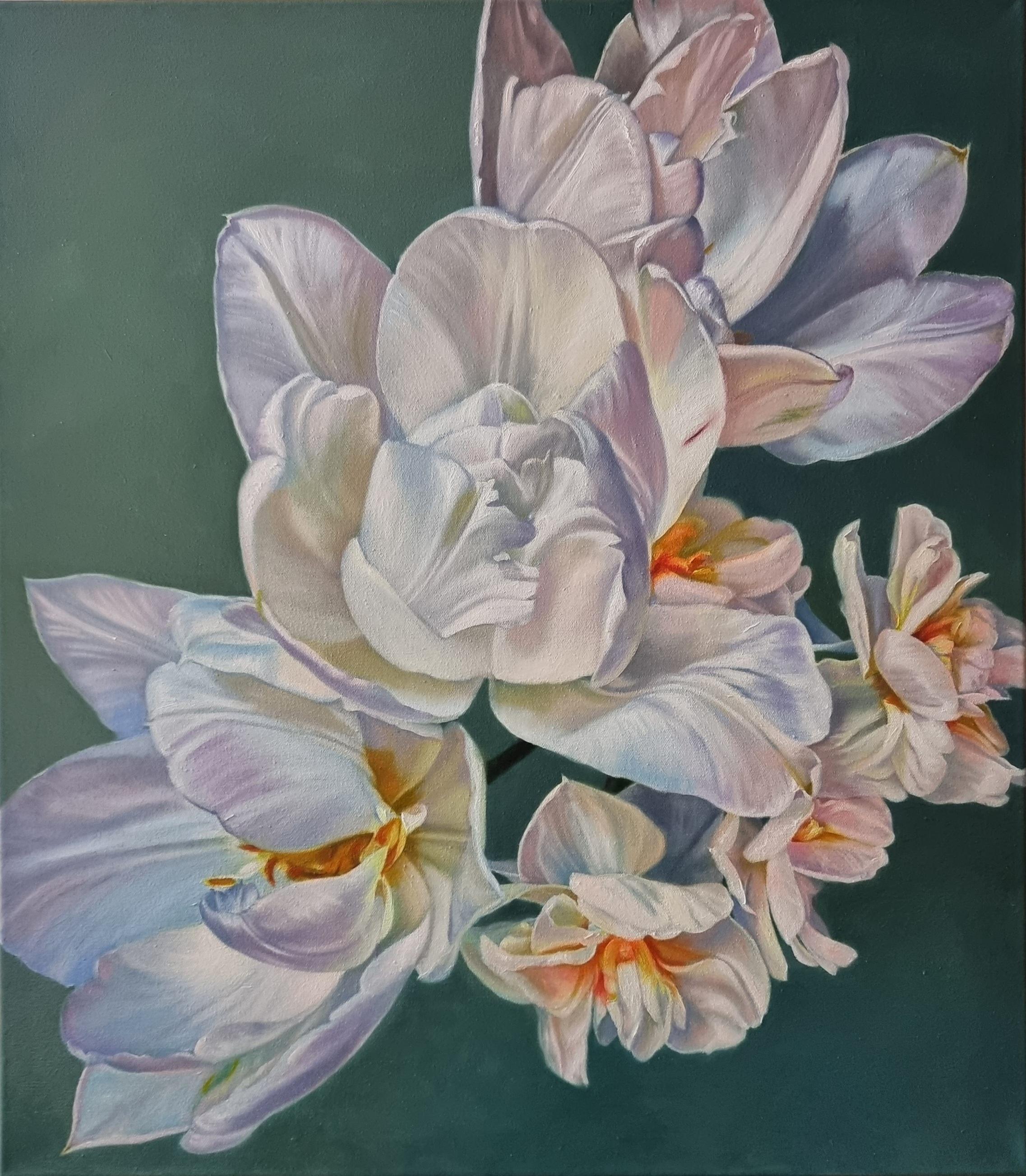 Anna Bessonova - Still Life Painting PLUMS DREAM OF THE SEA at 1stDibs