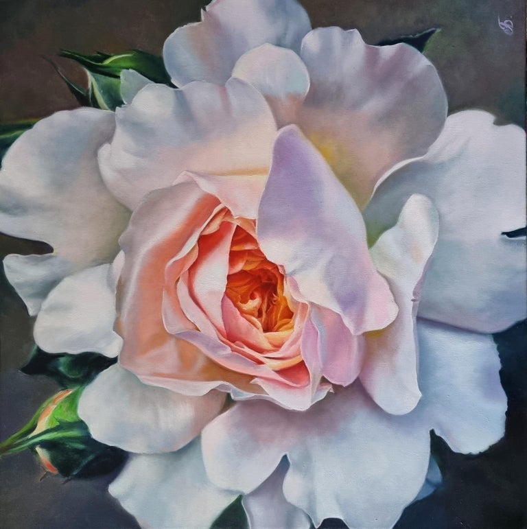 Anna Bessonova - Original Oil Still Life Painting With a Fan For Sale ...