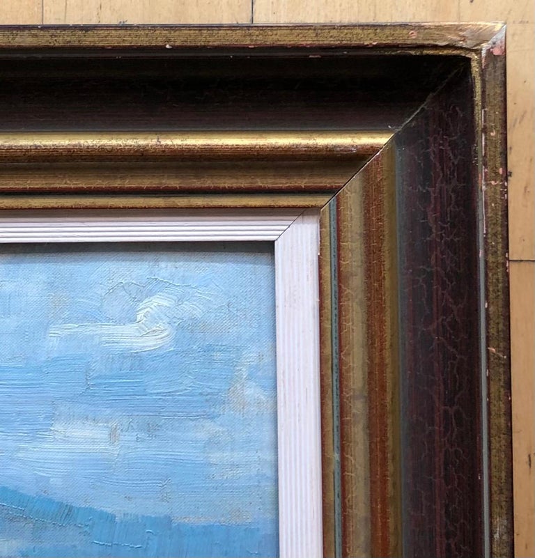 Anna Beyer - Lake and mountain landscape For Sale at 1stDibs