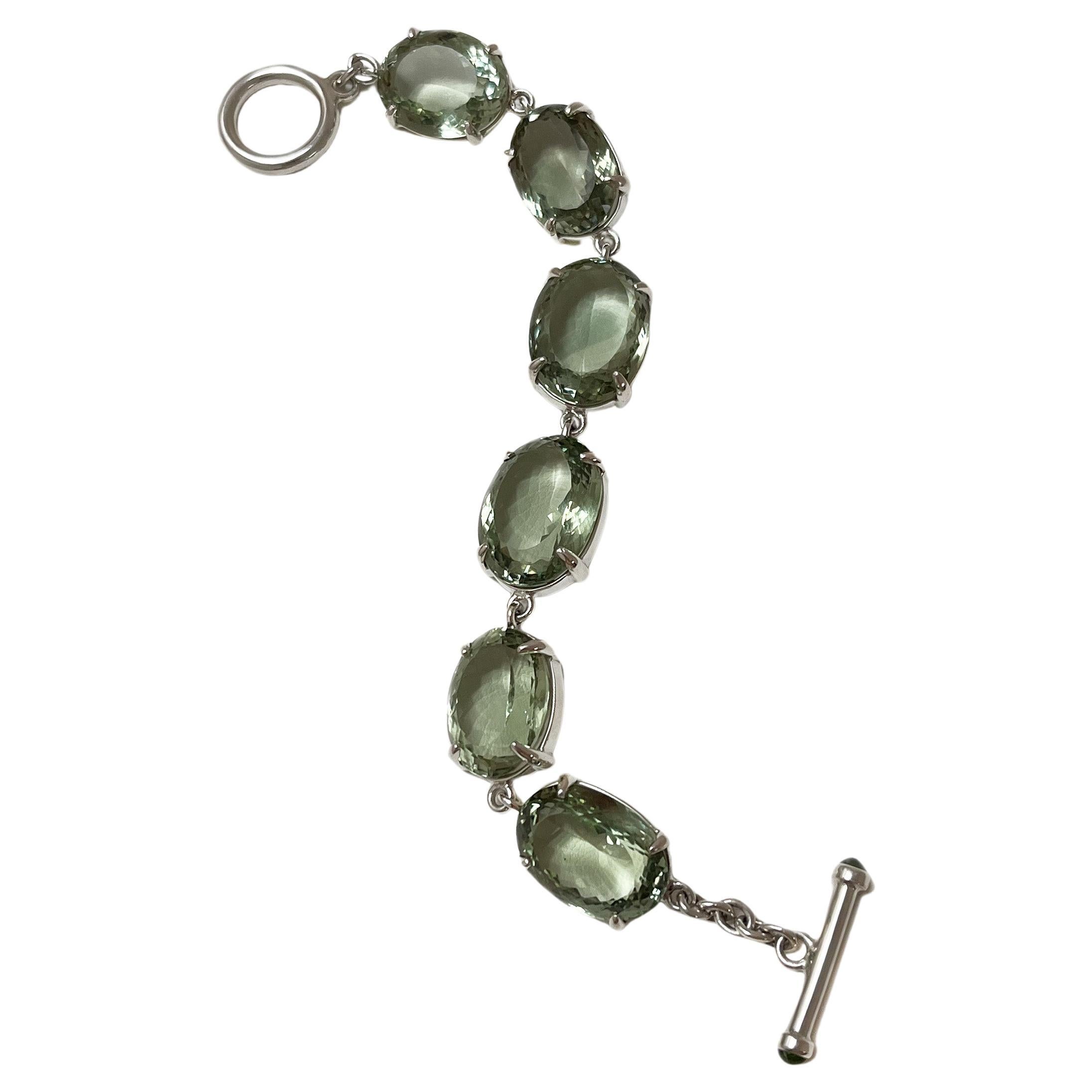 Anna Bracelet in Citrine and Argentium Silver For Sale at 1stDibs