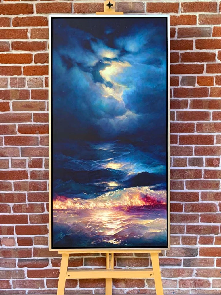 Anna Cardoso - Expressionist Seascape, "Thinking About You" For Sale at ...