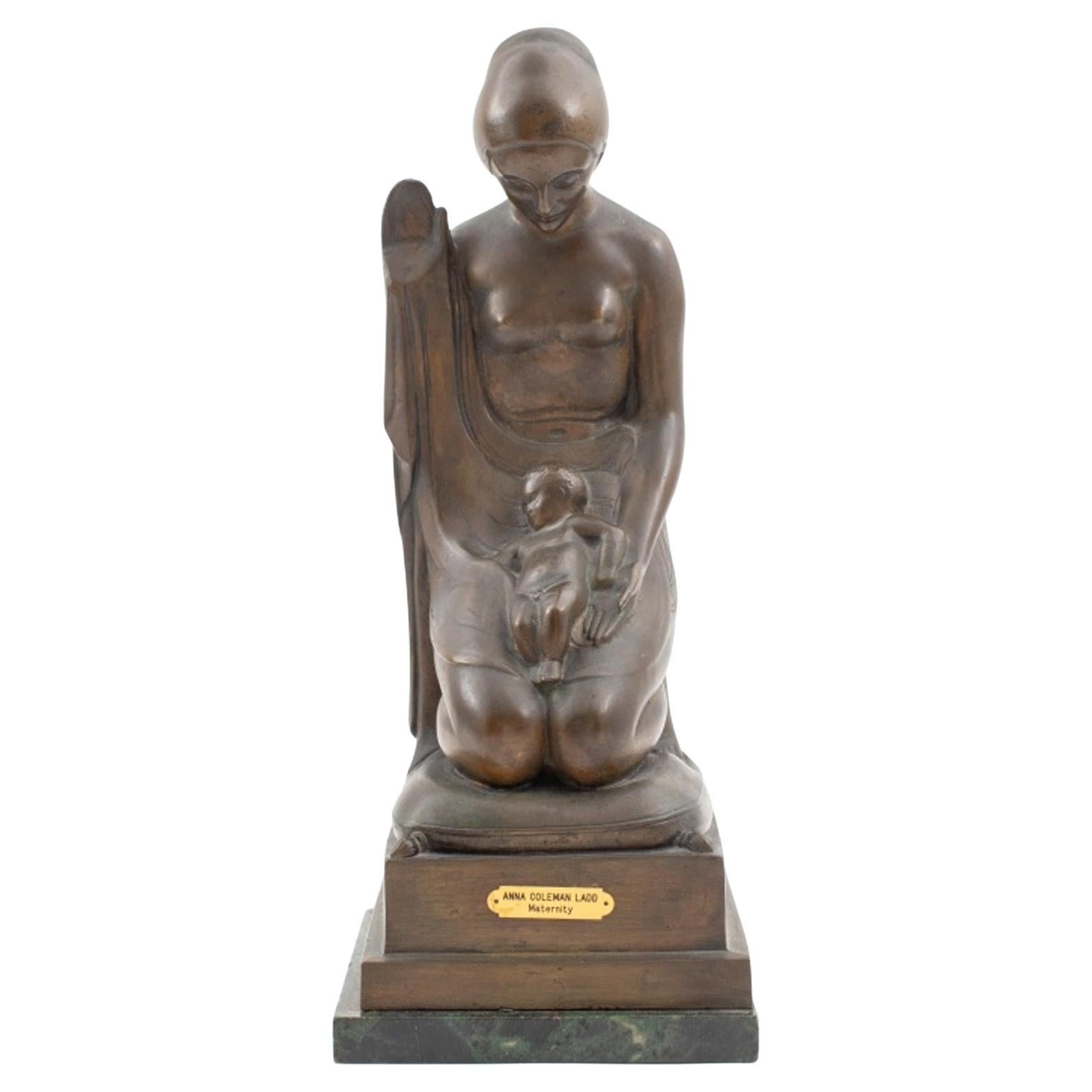 Anna Coleman Ladd "Maternity" Bronze Sculpture For Sale at 1stDibs
