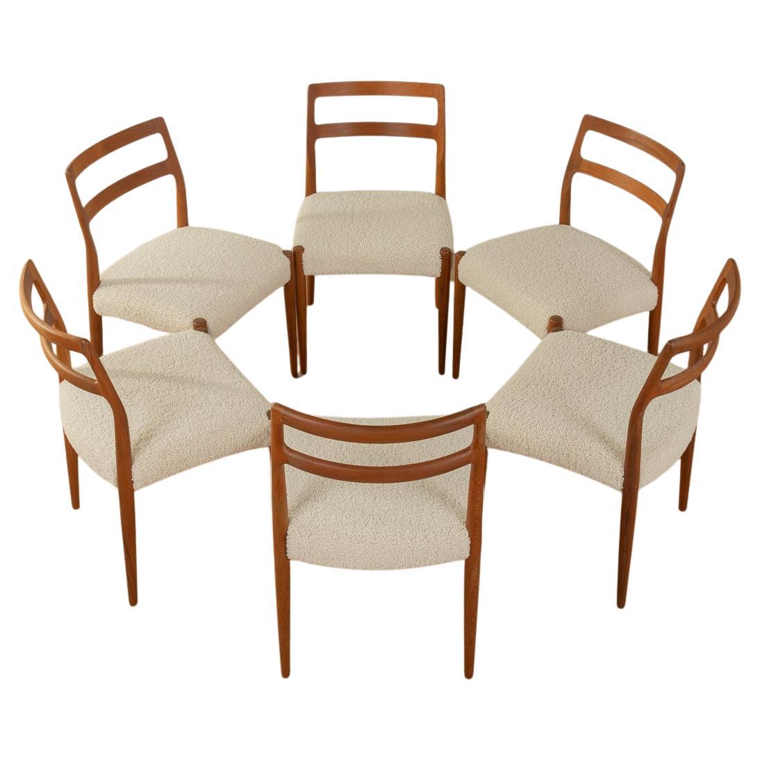 Anna dining chairs, Johannes Andersen For Sale at 1stDibs
