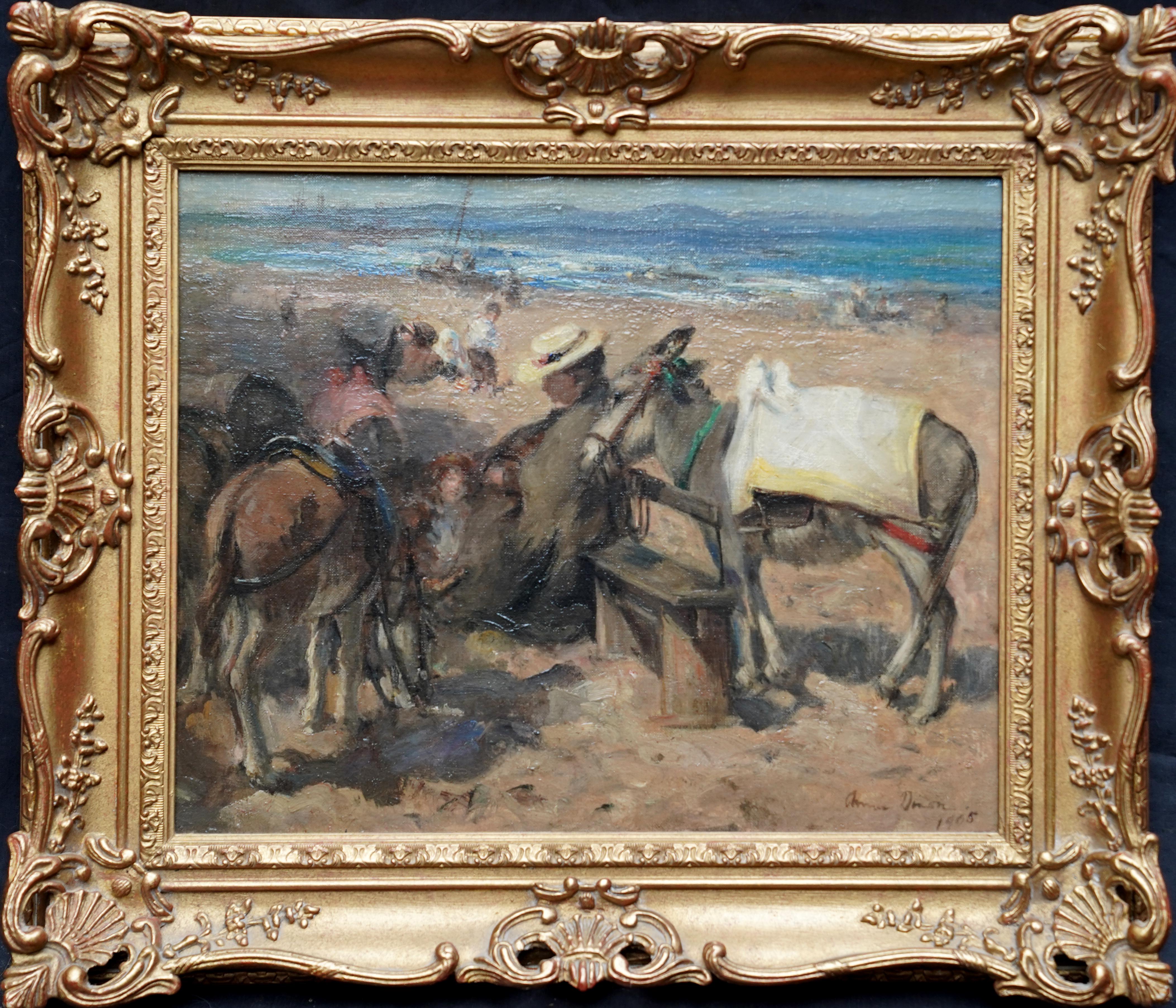 Arthur Spooner - Portrait of Horses in Dappled Sunlight - British 30's ...