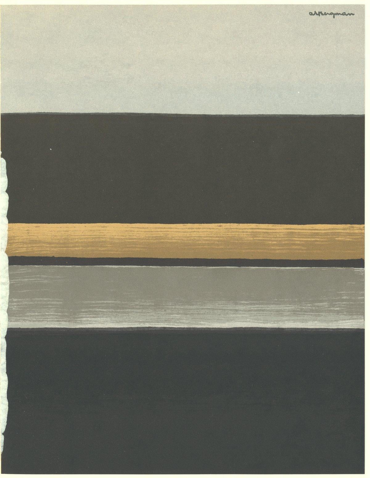 Anna Eva Bergman - 1970 Anna Eva Bergman 'XXe Siecle no. 35' Lithograph ...