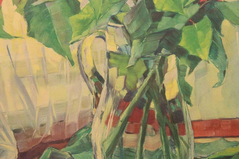 Anna Gasteiger - Red Peonies - Gouache Painting by Anna Gasteiger ...