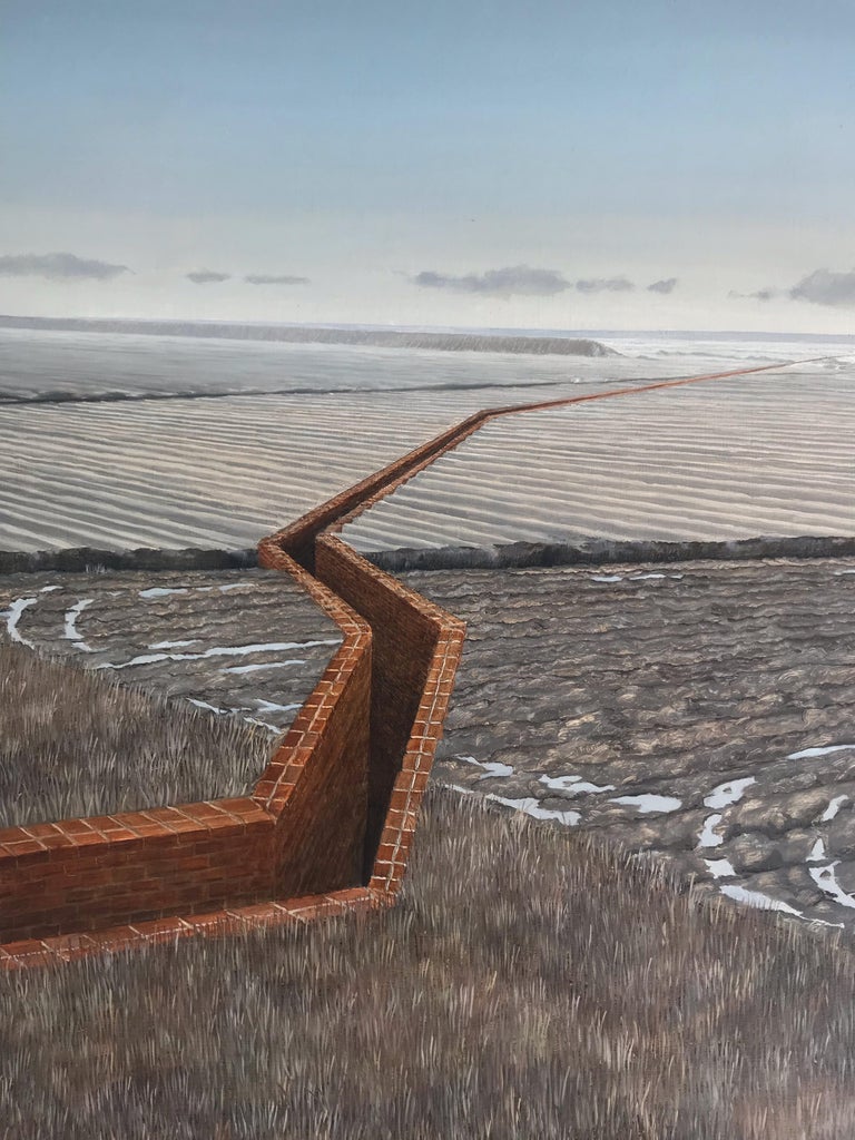 Anna Geerdes - Borderland - original surreal artwork landscape realist ...