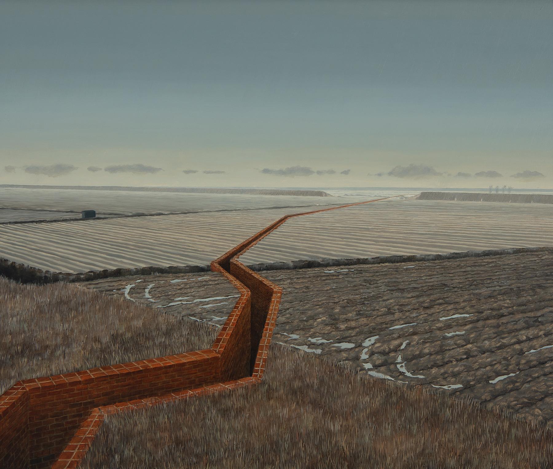 Anna Geerdes - Borderland - original surreal artwork landscape realist ...