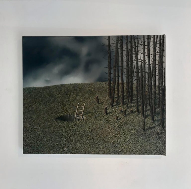 Anna Geerdes - The Hole in the Ground - original surreal art landscape ...