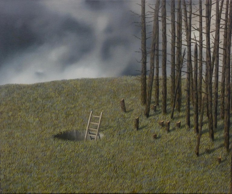 Anna Geerdes - The Hole in the Ground - original surreal art landscape ...