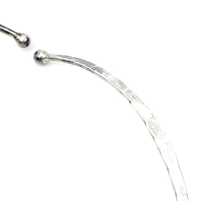 Vintage Erling Christoffersen Sterling Silver Anchor Pendant and Collar ...