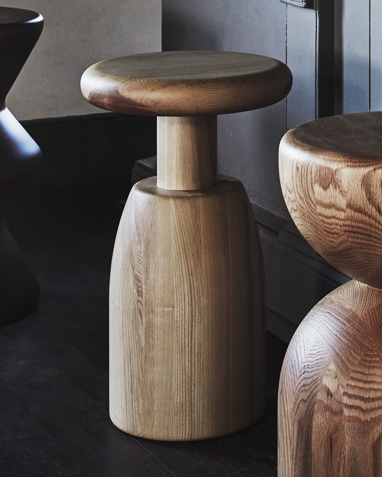 Anna Karlin Pillar Counter Stool, Shape C For Sale at 1stDibs