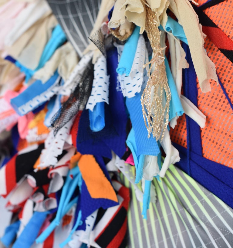 Anna-Lena Sauer - Dolce Vita (textile abstract painting fabric wall ...