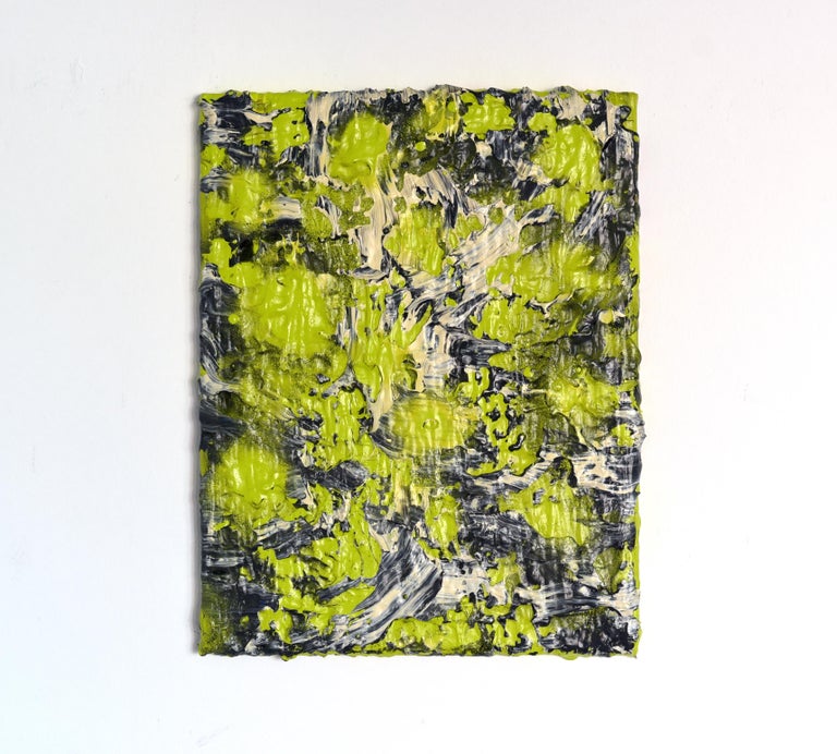 Anna-Lena Sauer - All over (abstract absinthe green painting texture ...