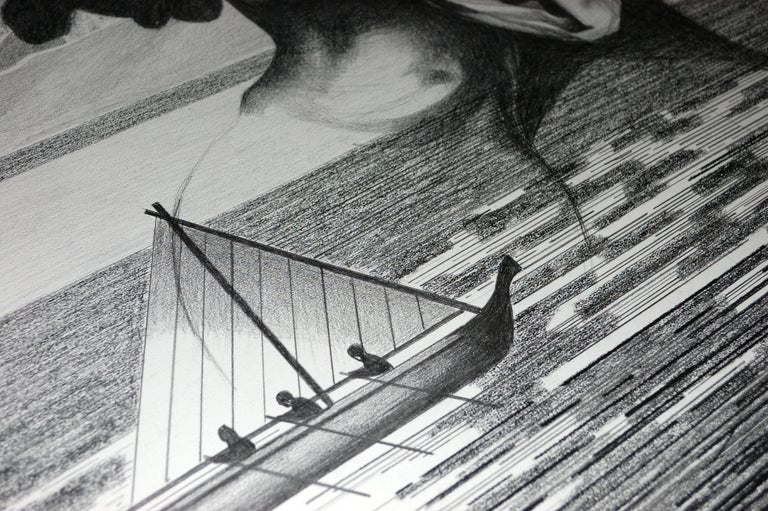 Anna Malinowska - Angels - Contemporary Figurative Elaborate Drawing ...