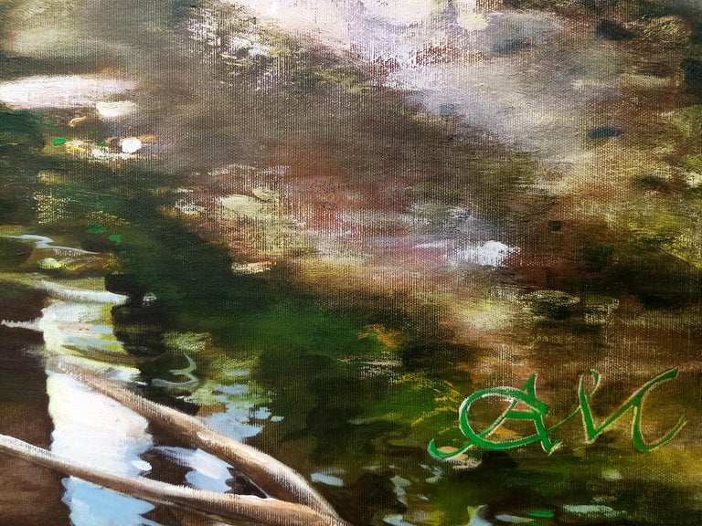 Anna Malinowska - Over The Streem - Contemporary Figurative Nature ...