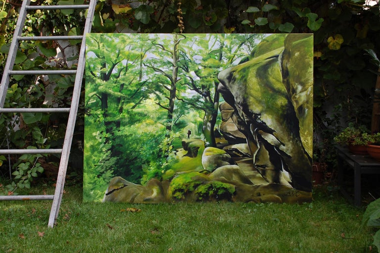 Anna Malinowska - Rocks - Contemporary Figurative Nature Painting ...