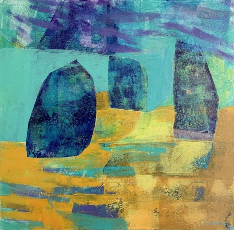 Anna Masiul-Gozdecka - A river - Contemporary Abstract Painting ...