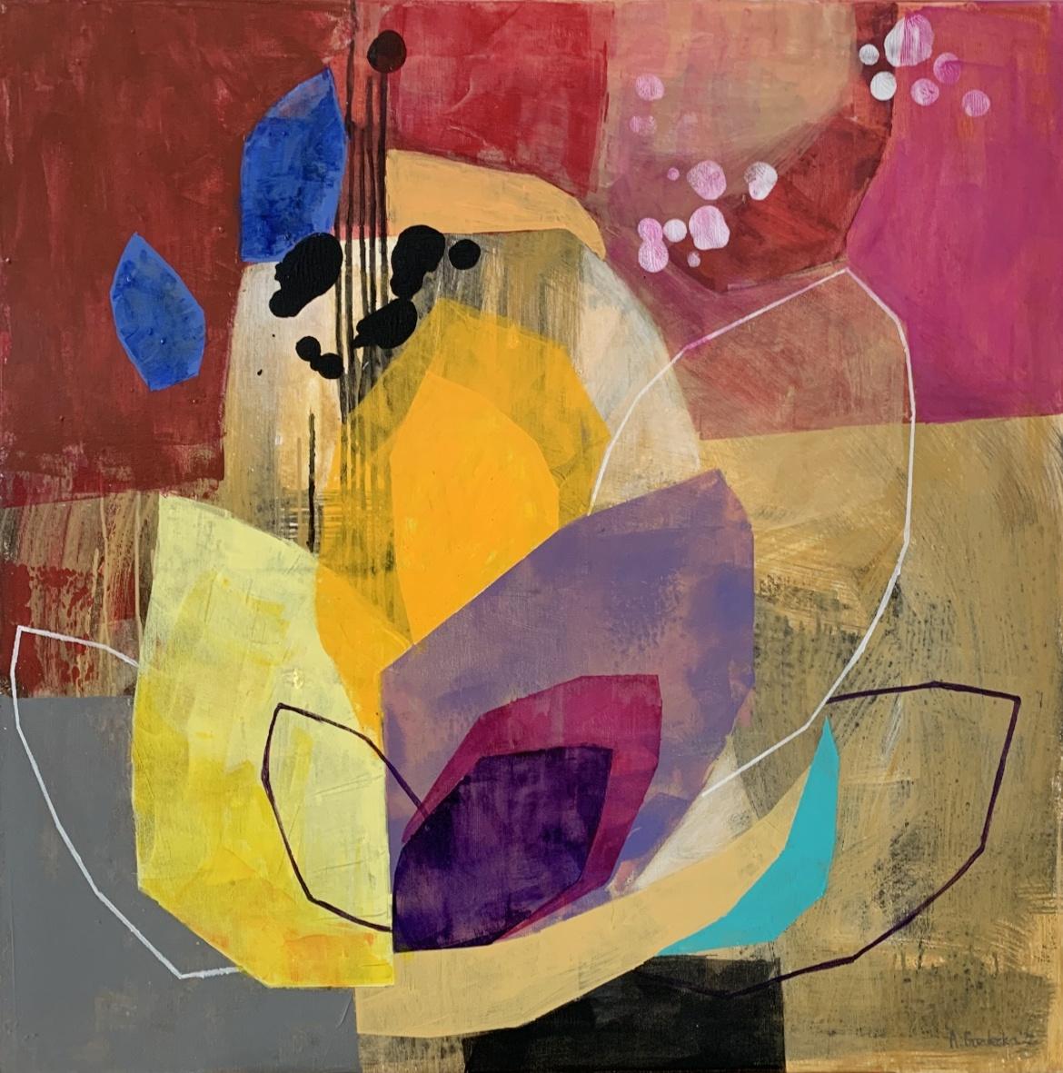 Anna Masiul-Gozdecka - Flower and its sound - Contemporary Abstract ...