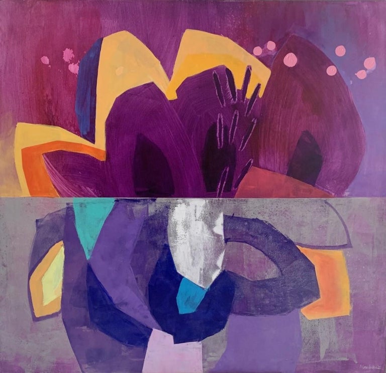 Anna Masiul-Gozdecka - Half-shadow - Contemporary Abstract Painting ...