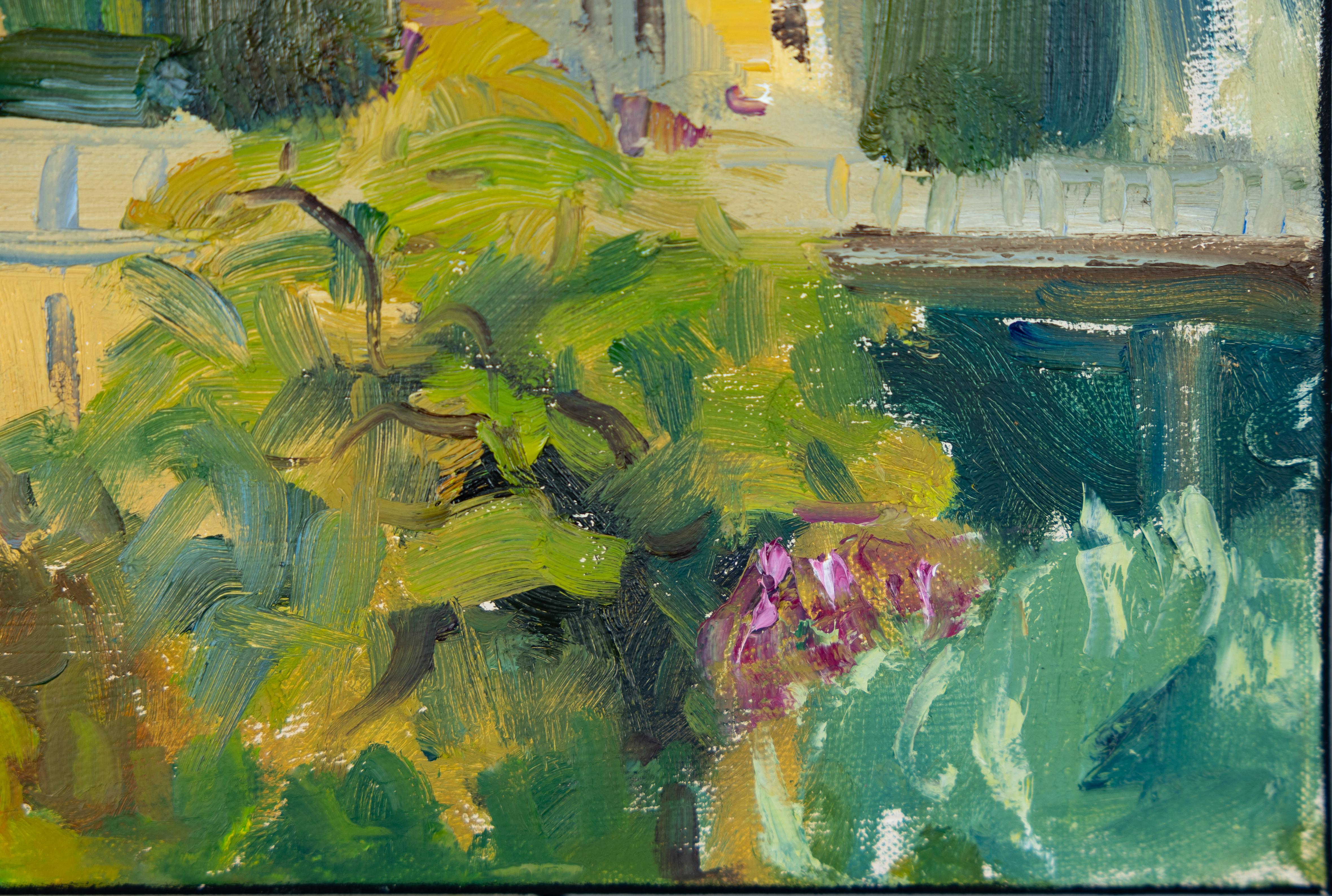 Anna Shesterikova - Impressionistic landscape oil painting "Isola del ...