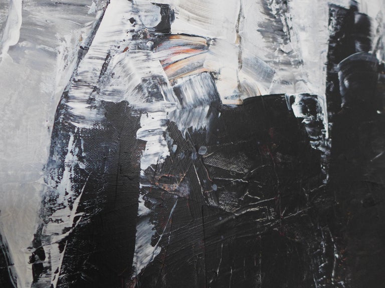 Anna Sudbina - Hear The Silence - Large contemporary monochrome ...