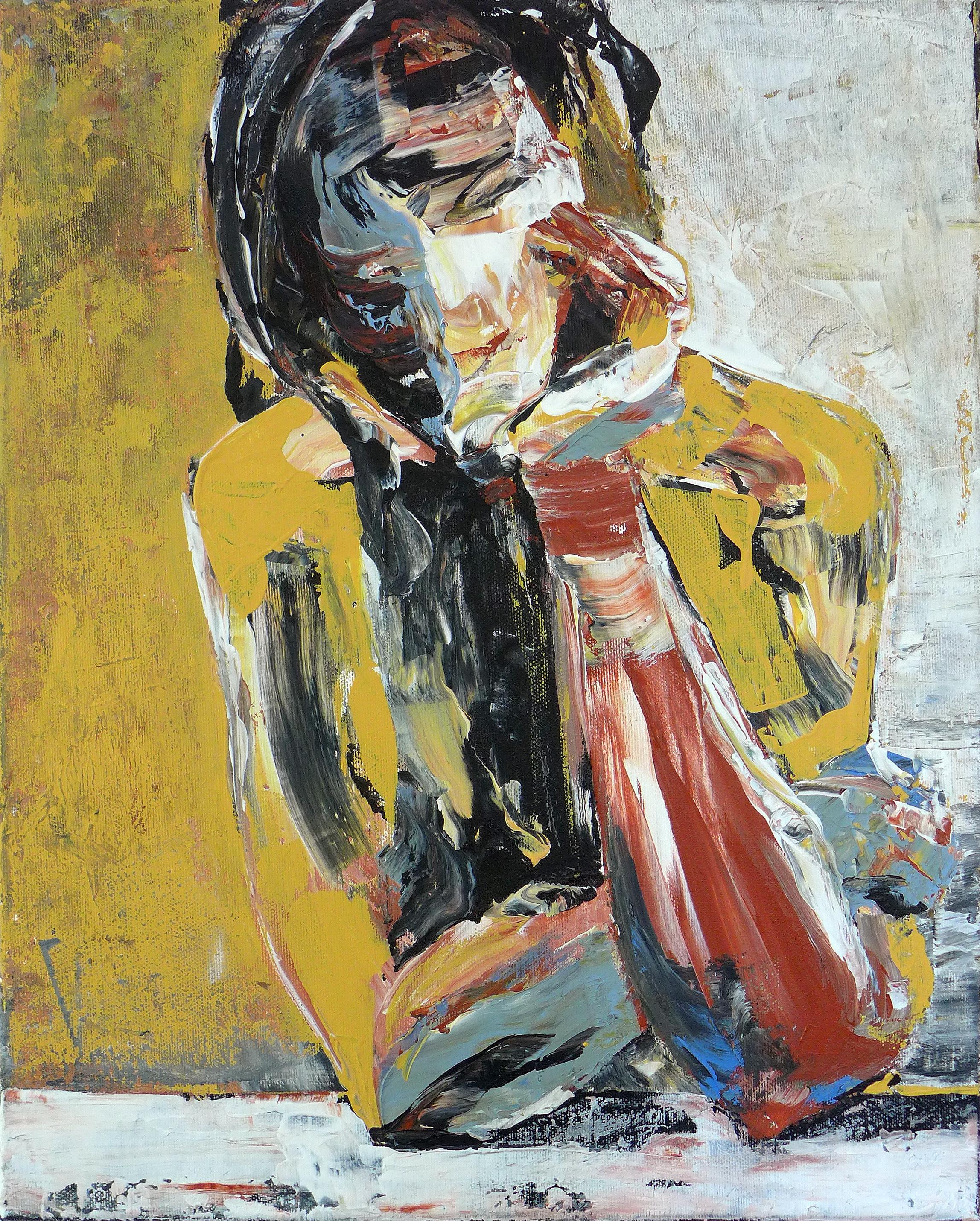 Anna Sudbina - The Land of Dreamers - abstract expression gestural ...