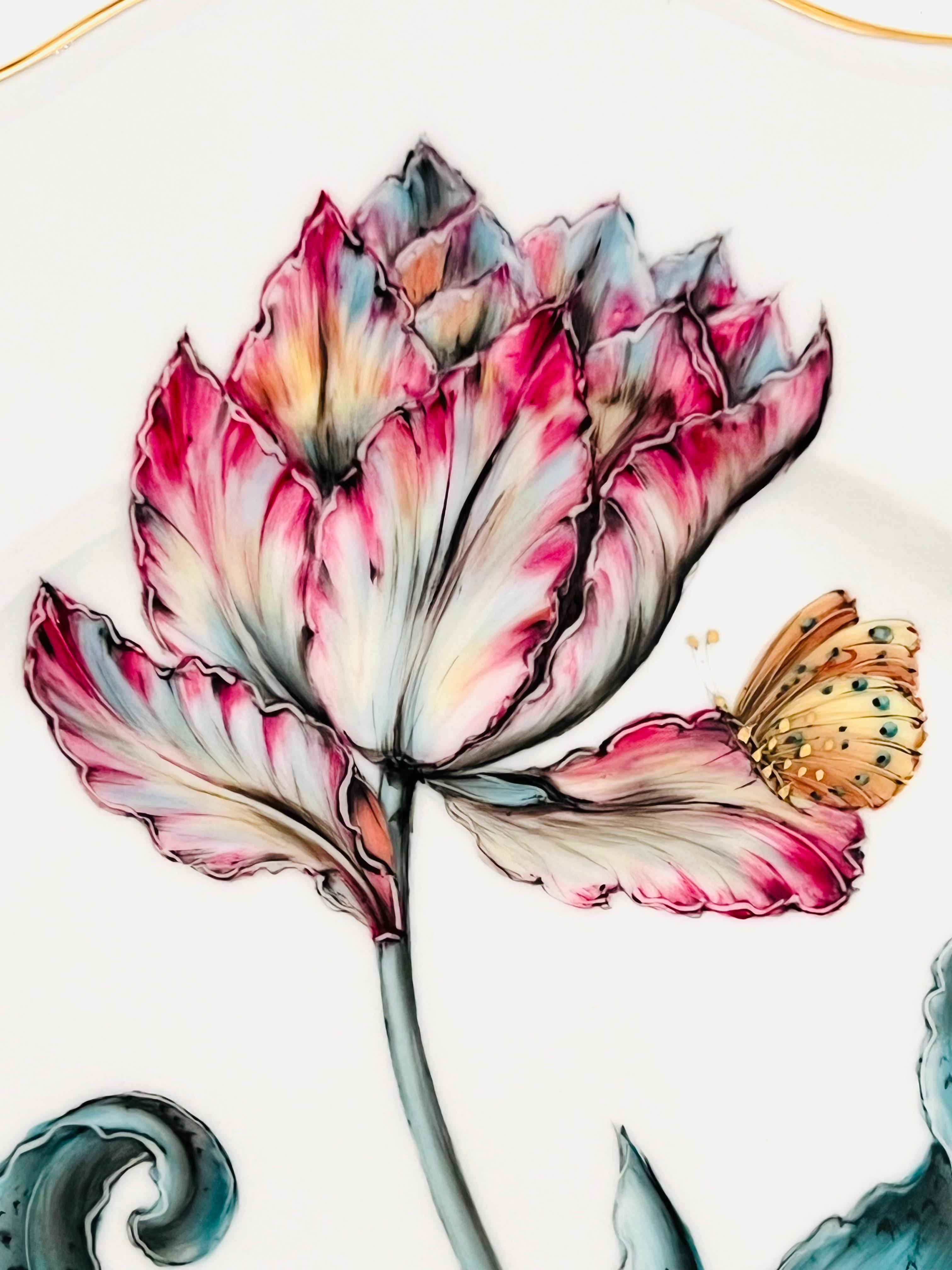 Anna Weatherley Designs - Hand Painted Porcelain Salad/Dessert Plate ...